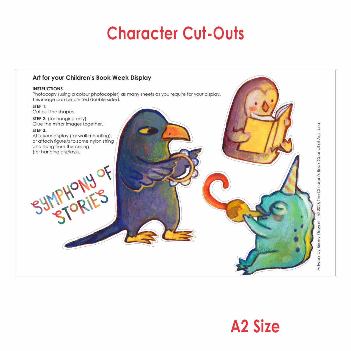 2026 Character Cut-Out Cards - Symphony of Stories – Children's Book ...