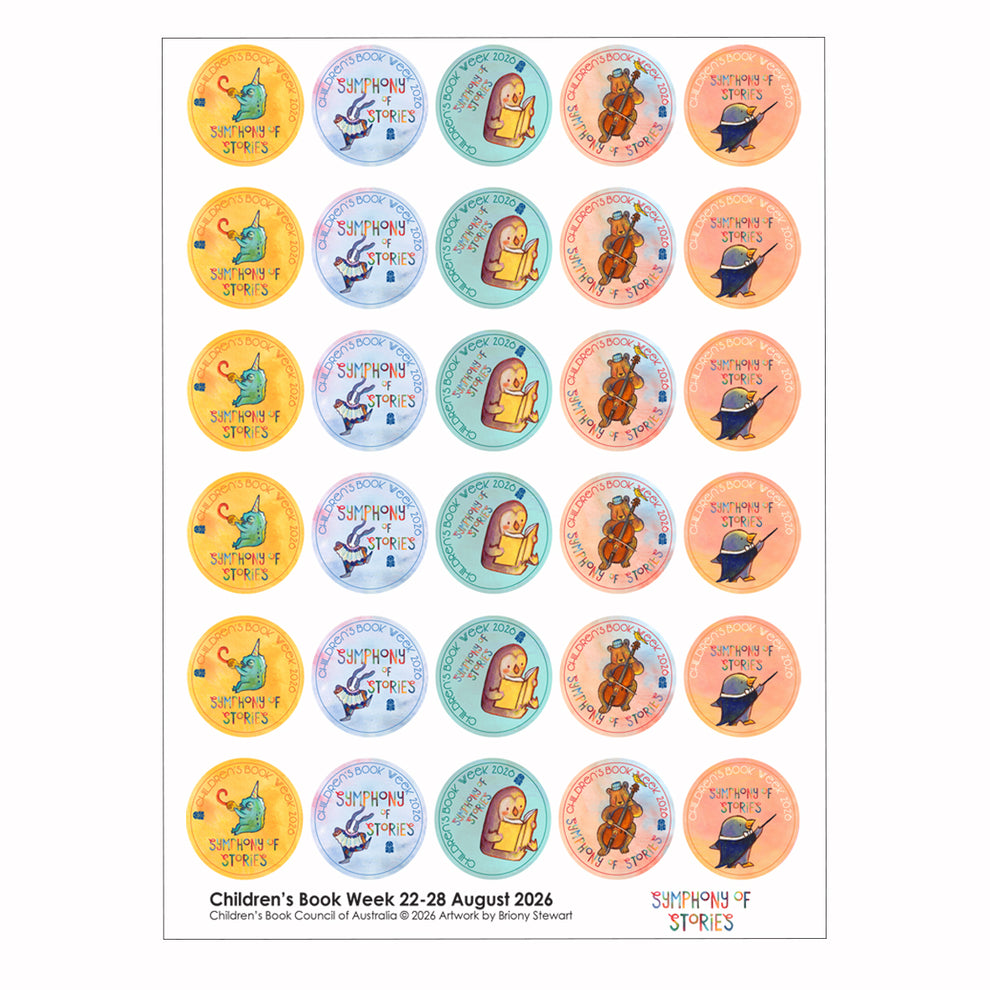 2026 Character Sticker Sheets A4 - Symphony of Stories – Children's ...