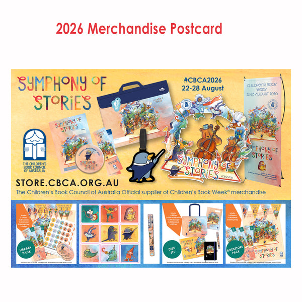 2026 CBCA Merchandise Post Card – Children's Book Council of Australia