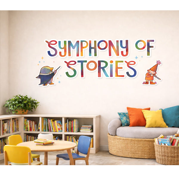 2026 Theme Window Wall Decal - Symphony of Stories – Children's Book ...