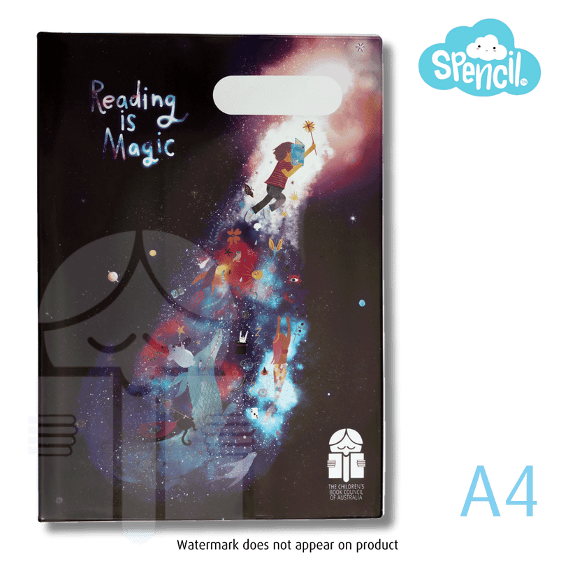 2024 Reading is Magic A4 exercise book cover – Children's Book Council ...