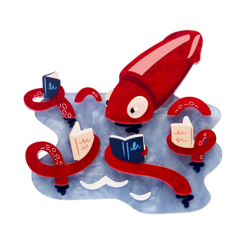 Cal the Giant Squid Brooch – Children's Book Council of Australia