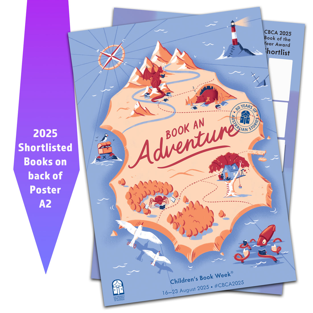2025 A2 Posters Book an Adventure / Shortlist (folded) – Children's ...